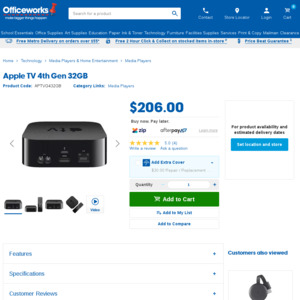 Apple tv officeworks store