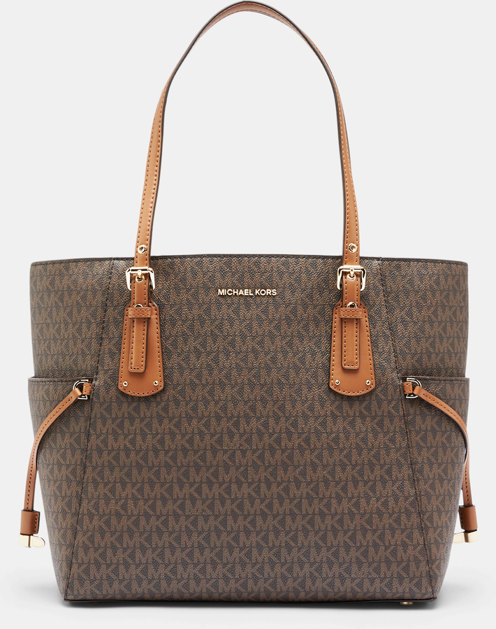 Michael Kors Voyager East West Signature Tote Bag Brown 134.50 Delivery 0 with OnePass Catch OzBargain