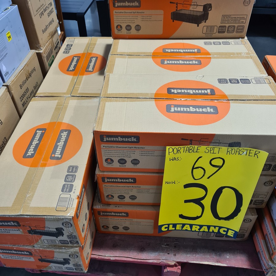 NSW Jumbuck Portable Charcoal Spit Roaster 30 Was 69 Bunnings nsw-jumbuck-portable-charcoal-spit-roaster-30-was-69-bunnings