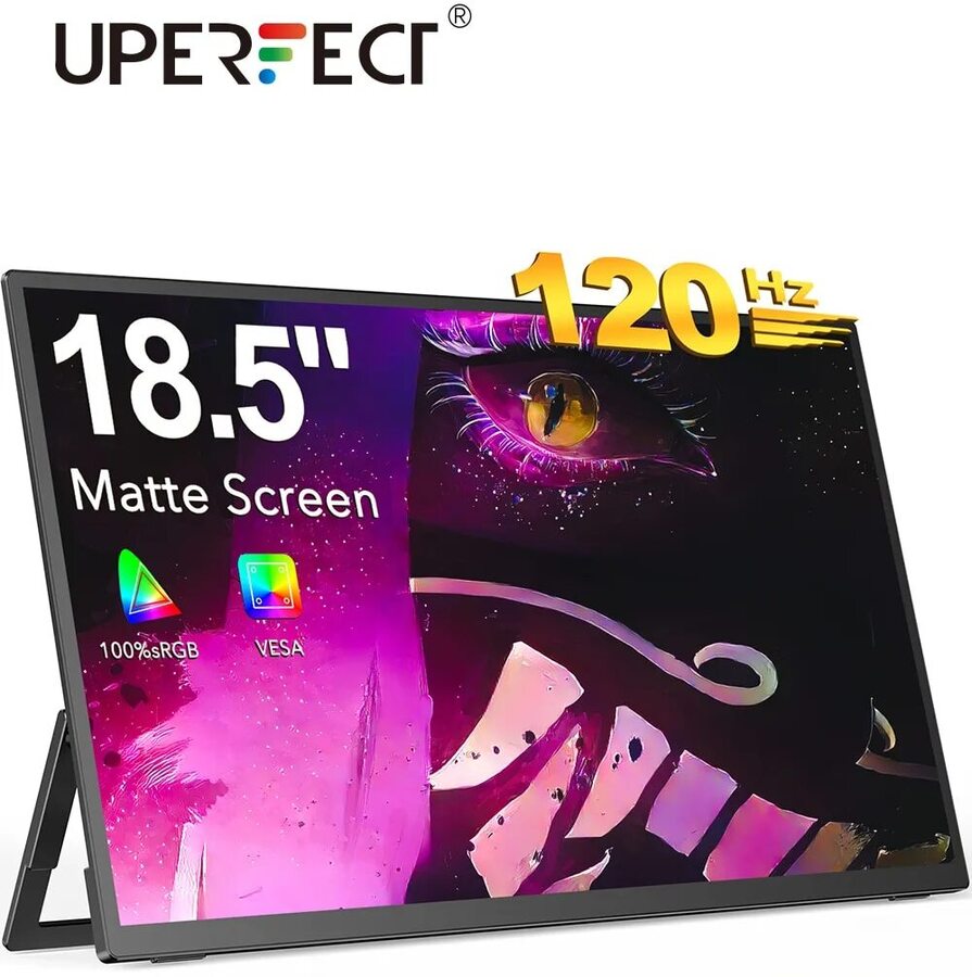 UPERFECT 18.5" FHD IPS 120Hz Freesync Portable Monitor US$176.30 (~A ...