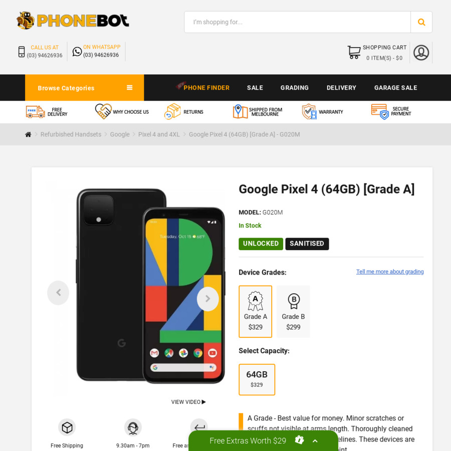 Refurb Google Pixel 4 64GB 299 Pixel 4a 128GB 339 Pixel 4a 5G refurb-google-pixel-4-64gb-299-pixel-4a-128gb-339-pixel-4a-5g