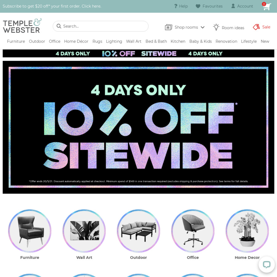 10 Off 150 Or More Spend Delivery Temple And Webster OzBargain 10-off-150-or-more-spend-delivery-temple-and-webster-ozbargain