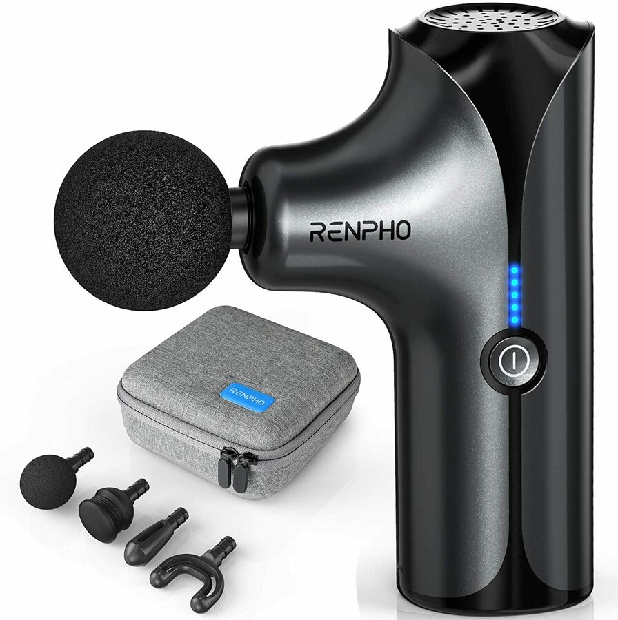 Renpho Upgraded Deep Tissue Mini Massage Gun 6799 Delivered 25 Off Ac Green Amazon Au